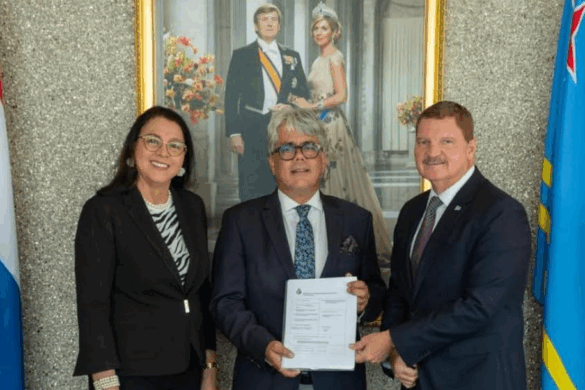 Jennifer Arends-Reyes na Minister Arthur Dowers: Busca un balans entre ...